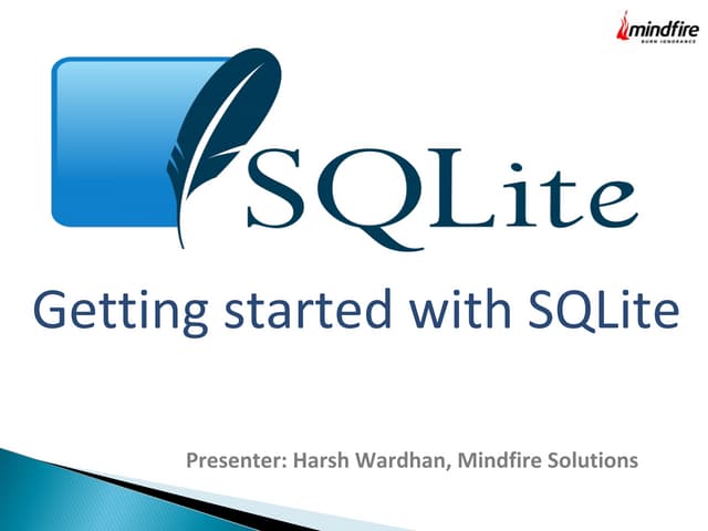 Getting Started with SQLite | PDF Getting Started with SQLite | PDF