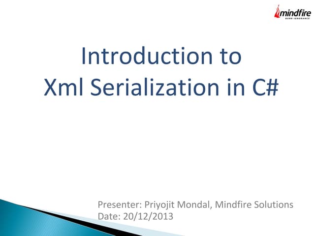 It seminar-xml serialization | PPT It seminar-xml serialization | PPT