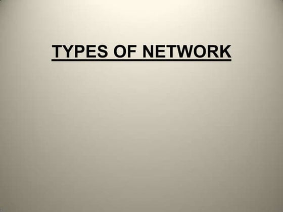 LAN , MAN , WAN introduction | PPT