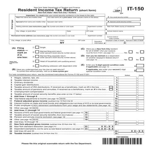 NYC-1127 Form for Nonresident Employees of the City of New York Hired…