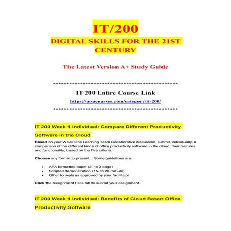 It 200 it200 | PDF