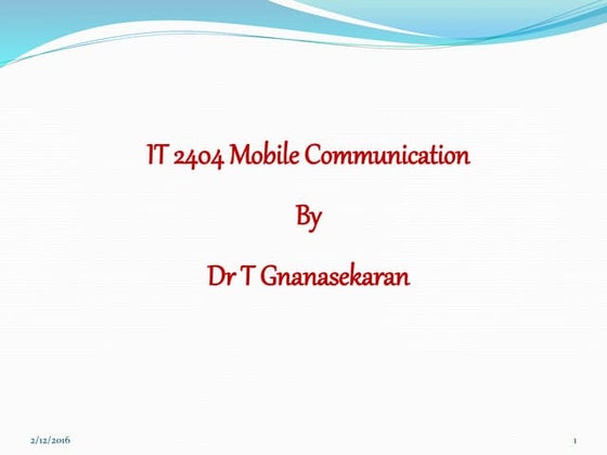 Telecom Roaming Overview | PDF | Phone Services | Home Utilities