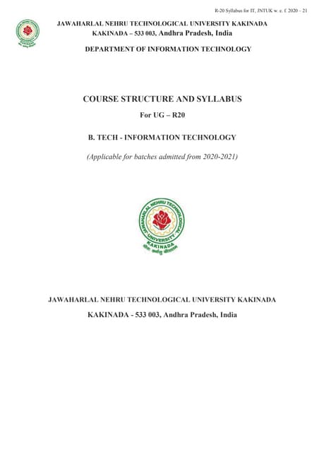 Cse syllabus2018-19-converted | PDF
