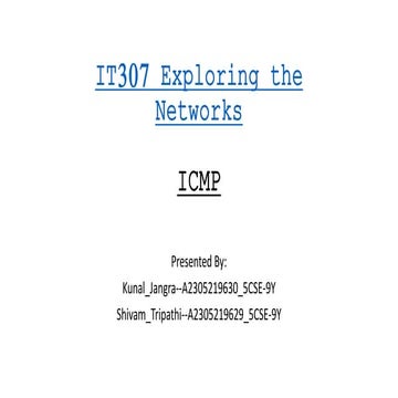 Icmp | PPT