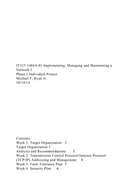 Project Scope Statement | PDF