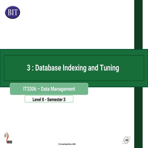 Database Indexing and Tuning.pdf DDBMS | PDF