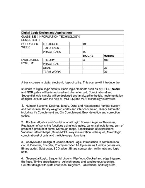 CS3351 digital principles and computer organization | PPTX