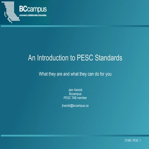 IT4BC PESC presentation | PDF