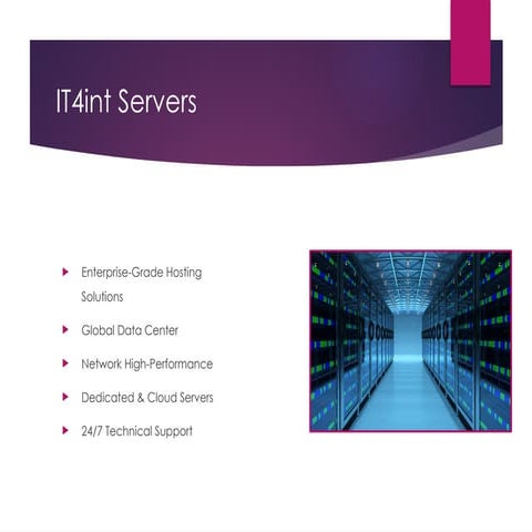 High-Performance Global Server Infrastructure | PPTX