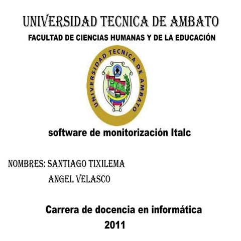 Manual de Italc | PPTX