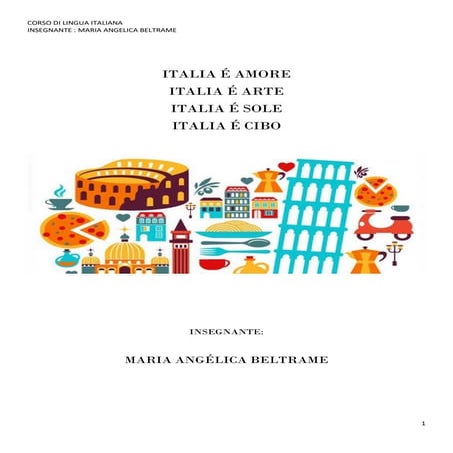 ITALIA É AMORE libro attivitA PER PRINCIPIANTI | PDF | Free Download