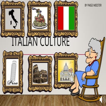 Italian culture | PPTX
