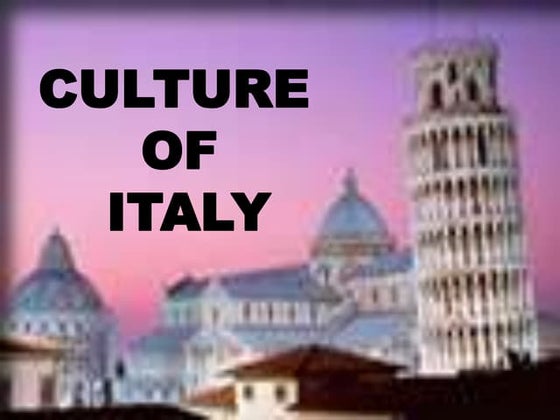 ITALIAN CULTURE | PPTX | National & Civic Holidays | Holidays