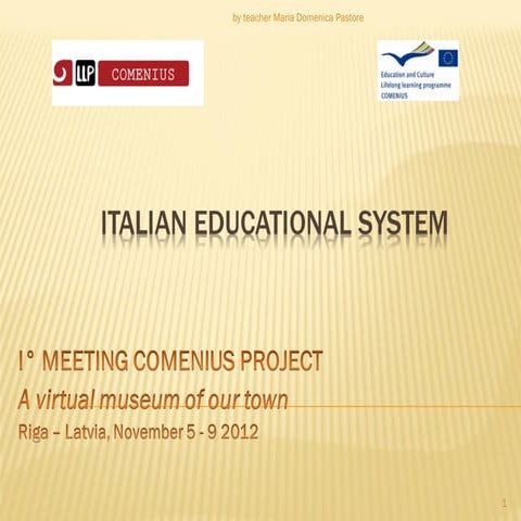 Italian educational system | PPT | Daycare and Pre-School | Parenting