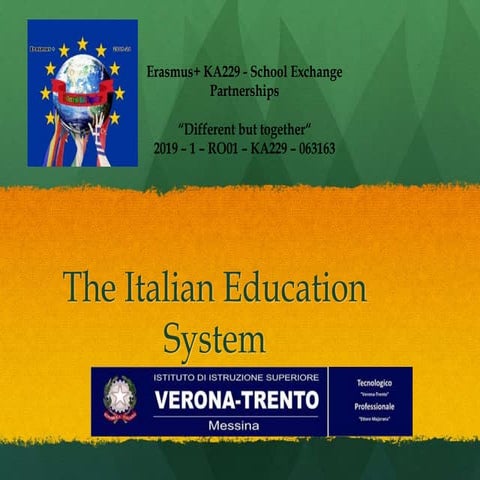Italian education system | PPTX
