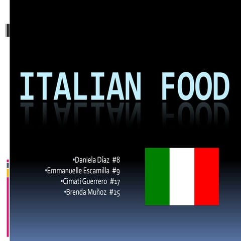 Italian food | PPTX
