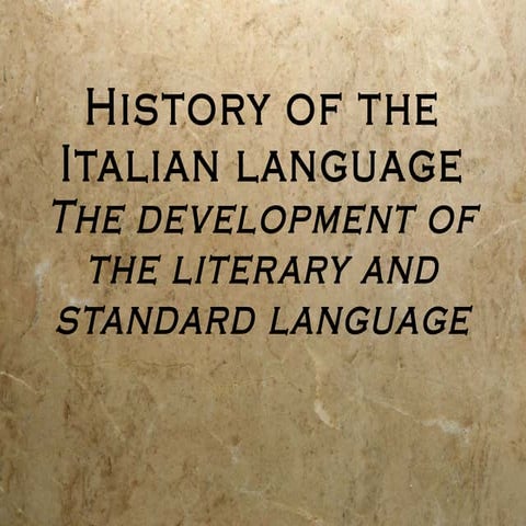 Italian language | PPT