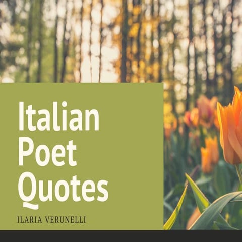 Italian Poet Quotes | PPT