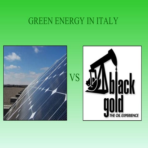 Italian Presentation About Energy2 | PPT