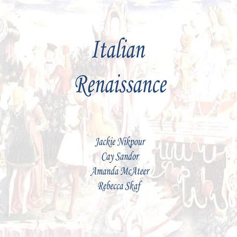 Italian Renaissance | PPT