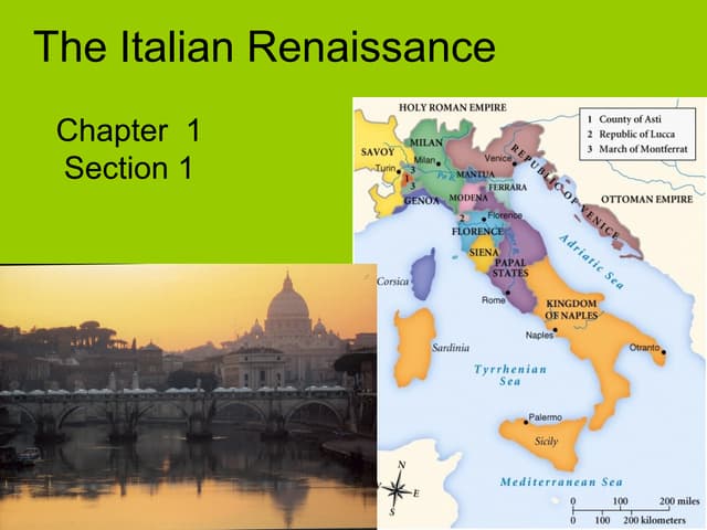 The Renaissance, Reformation and Exploration Lesson 1 - Renaissance ...