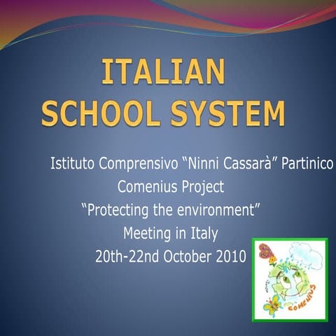 Italian school system | PPTX