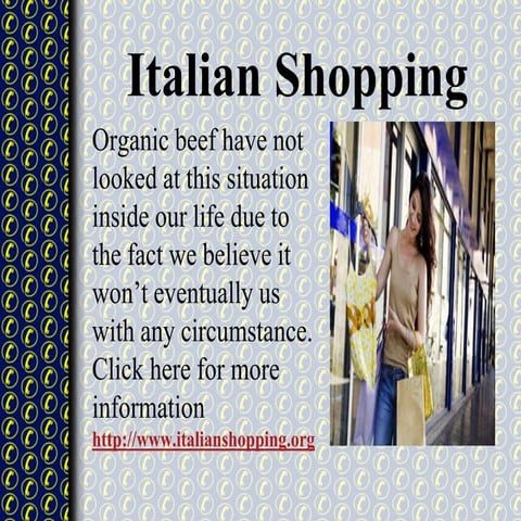 Italian Shopping | PPTX