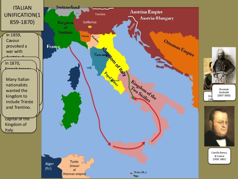 Italian unification (1859-1871) (animated map)