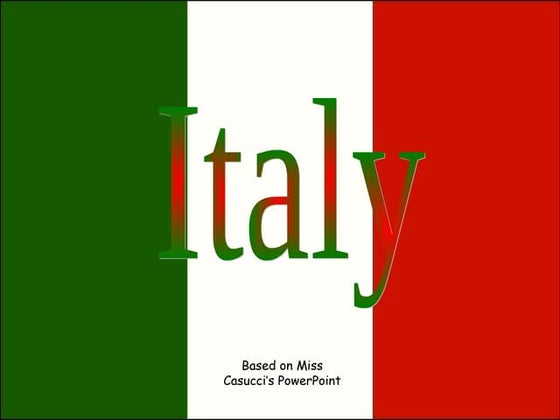 Geography of italy | PPTX