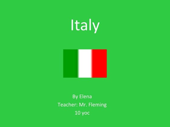 Italy-presentation | PPT