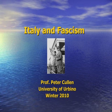 Italy And Fascism | PPT