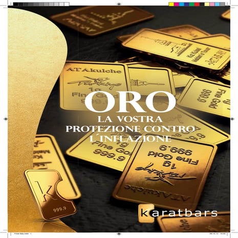 (ITALY/ITALIAN) KARATBARS INTERNATIONAL GOLD BROCHURE | PDF
