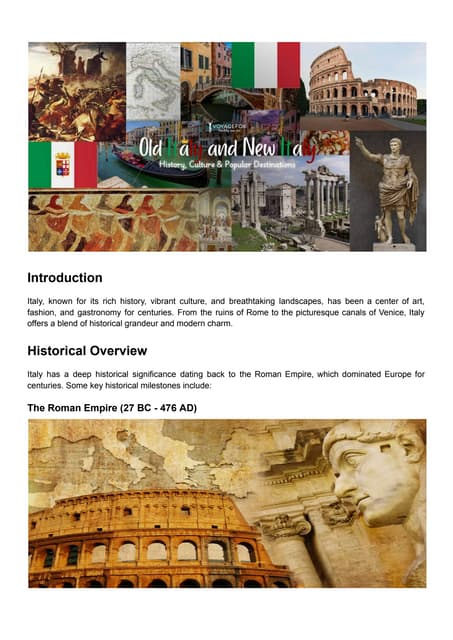 Italian cultures | PPTX