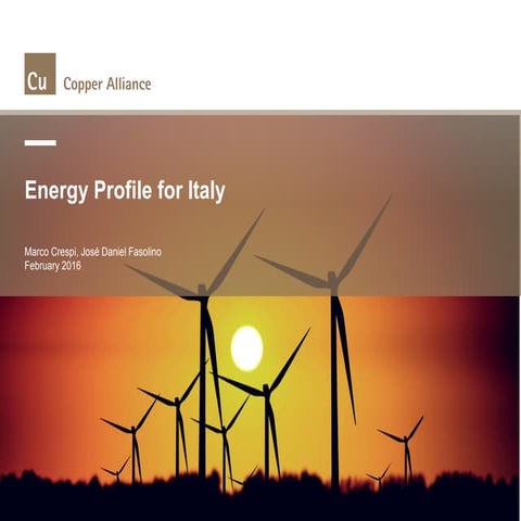 Italy, shifting focus from renewables’ towards energy efficiency | PDF