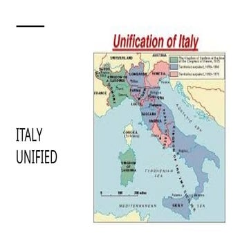 The Unification of Italy and the Formation of Great Britain: Historical ...