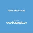 Italy Zip Codes Lookup