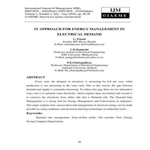 Presentation Demand Management | PPTX