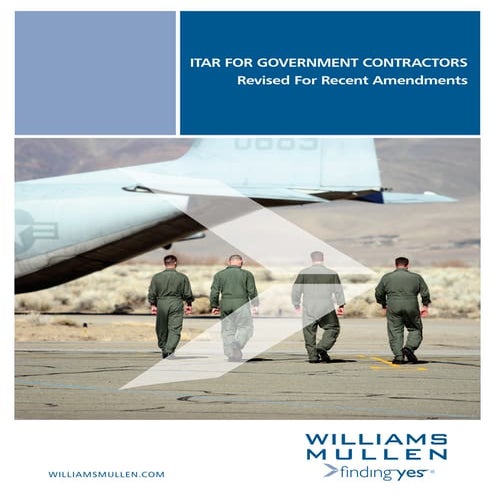 ITAR for Government Contracts - Revised for Recent Amendments | PDF