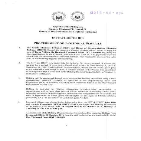 Itb janitorial | PDF