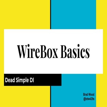 Itb2018 wire box basics | PPT