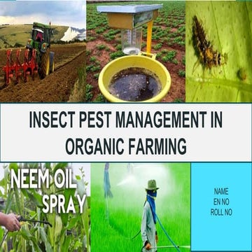 Pest management in organic farming | PPTX