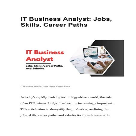 IT Business Analyst_ Jobs, Skills, Career Paths and salary.pdf