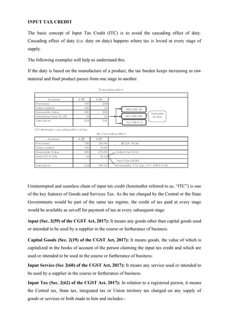 Concept of Input Service Distributor (ISD) in GST-PPT | PDF | Personal ...