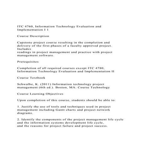 IT 700 Capstone Component 2 IT Project Report Guidelines a.docx