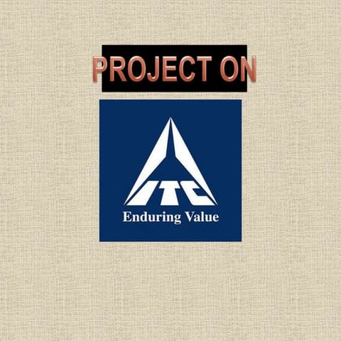 Product Mix of ITC | PPTX