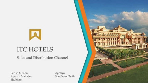 Itc hotels | PPTX | Business Administration | Business