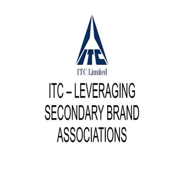 ITC - Triple Bottom Line Contribution | PPTX