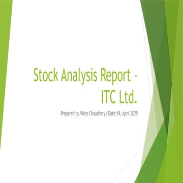 ITC_Stock_Analysis_Report_2024_Full_Review_Investment_Recommendations | PPT