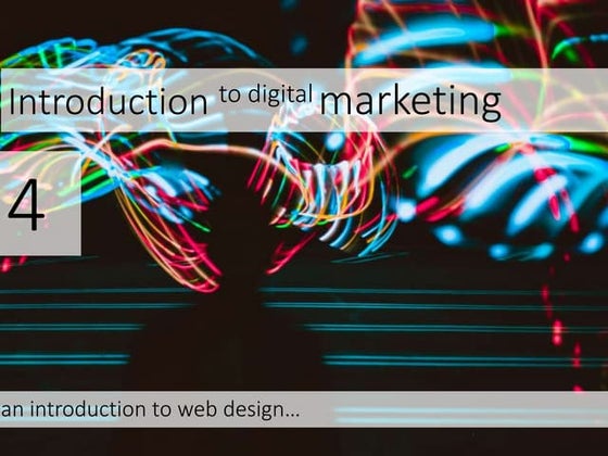 Introduction to Digital Marketing Tutorial 0 | PPTX