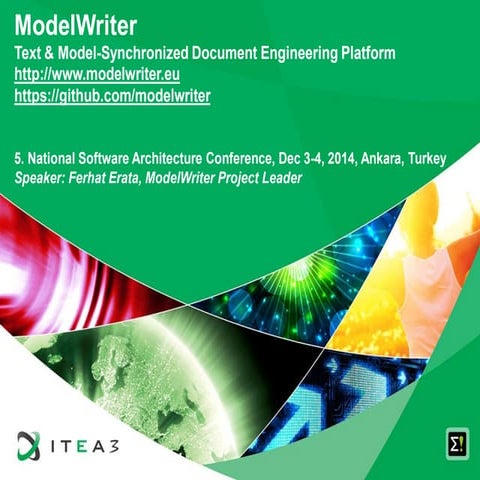 ITEA2-ModelWriter Project | PPT